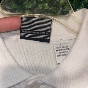 Warner Bros. | Shirts | Vintage 93 Warner Bros X Bugs Bunny Polo Shirt ...